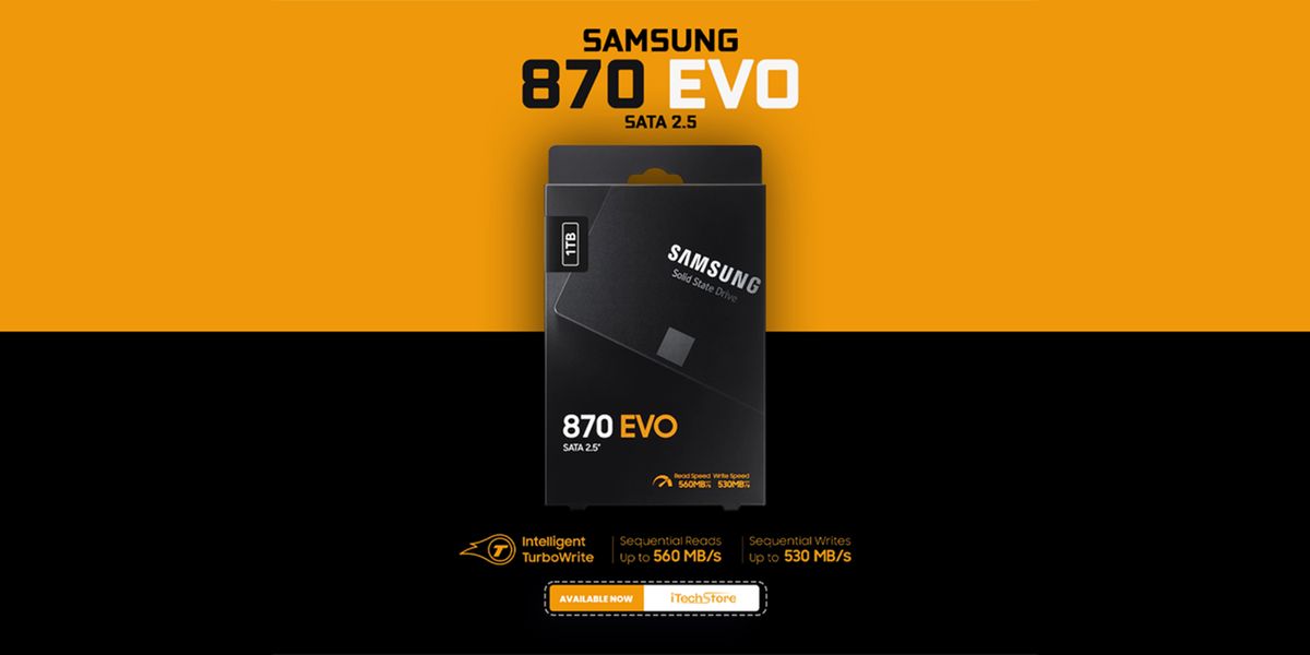 Samsung 870 EVO 1TB : Excellence in performance - iTechStore