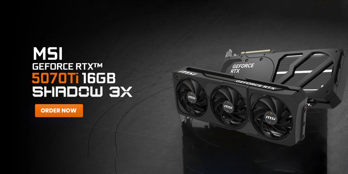 MSI GeForce RTX™ 5070 Ti 16G SHADOW 3X OC - iTechStore